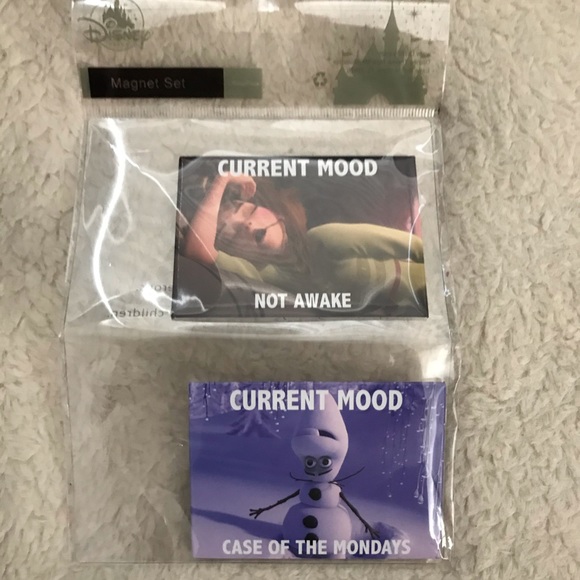 Disney | Accents | Disney Parks Frozen Current Mood Magnets | Poshmark